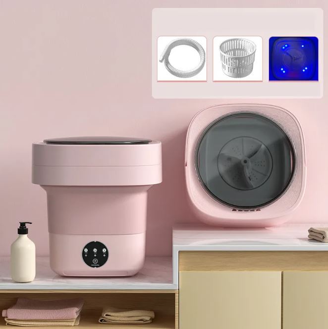 Mini Machine à Laver Pliable – Compacte, Silencieuse et Idéale pour ...